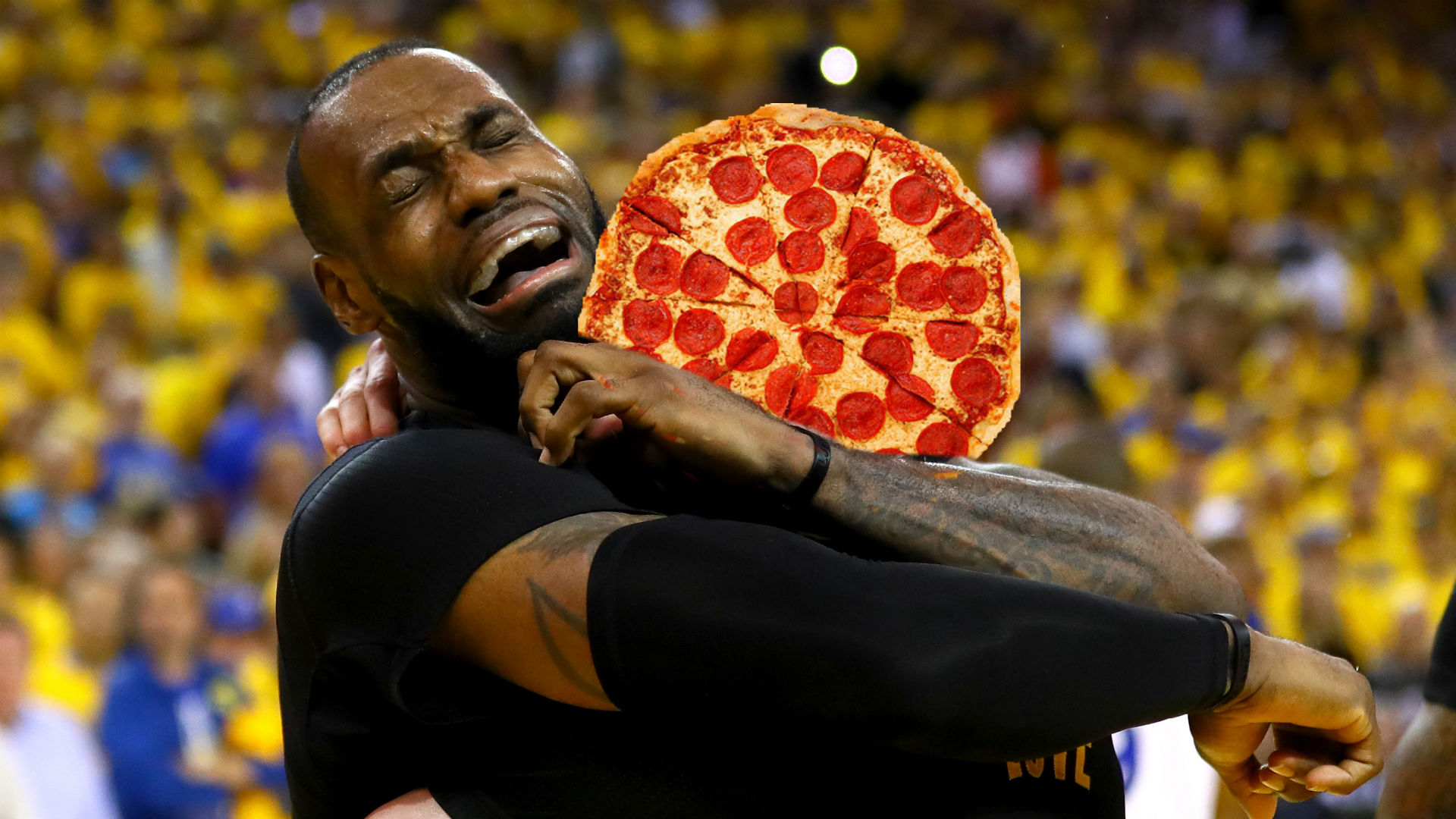 LeBron James, pizza psycho, orders 16-topping monstrosity | Sporting News