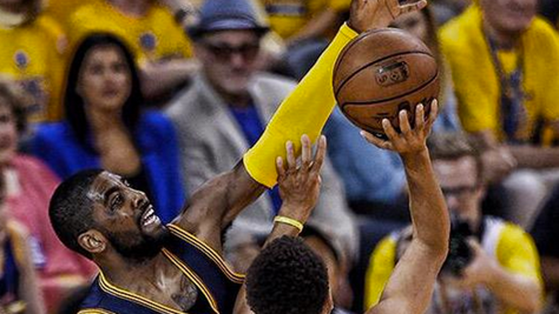 Kyrie Irving's game-saving block on Steph Curry was incredible | NBA ...