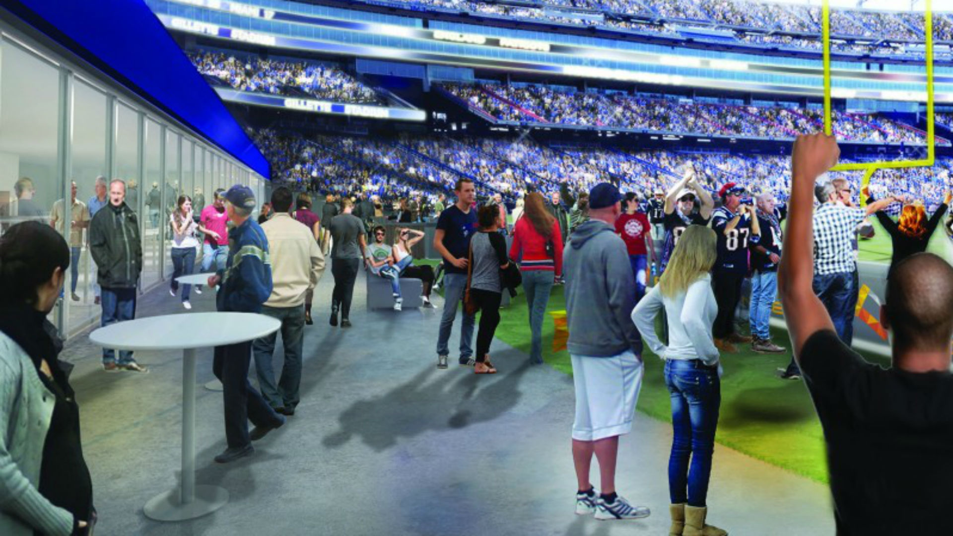 Pats, Steelers turn their stadiums' end zones into prime real estate ...