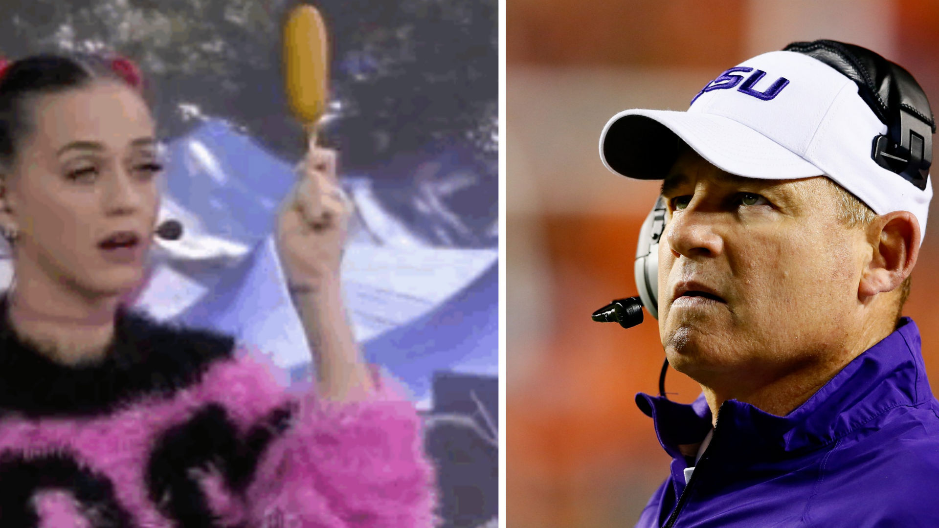 Les Miles disagrees with Katy Perry about the smell of Tiger Stadium ...