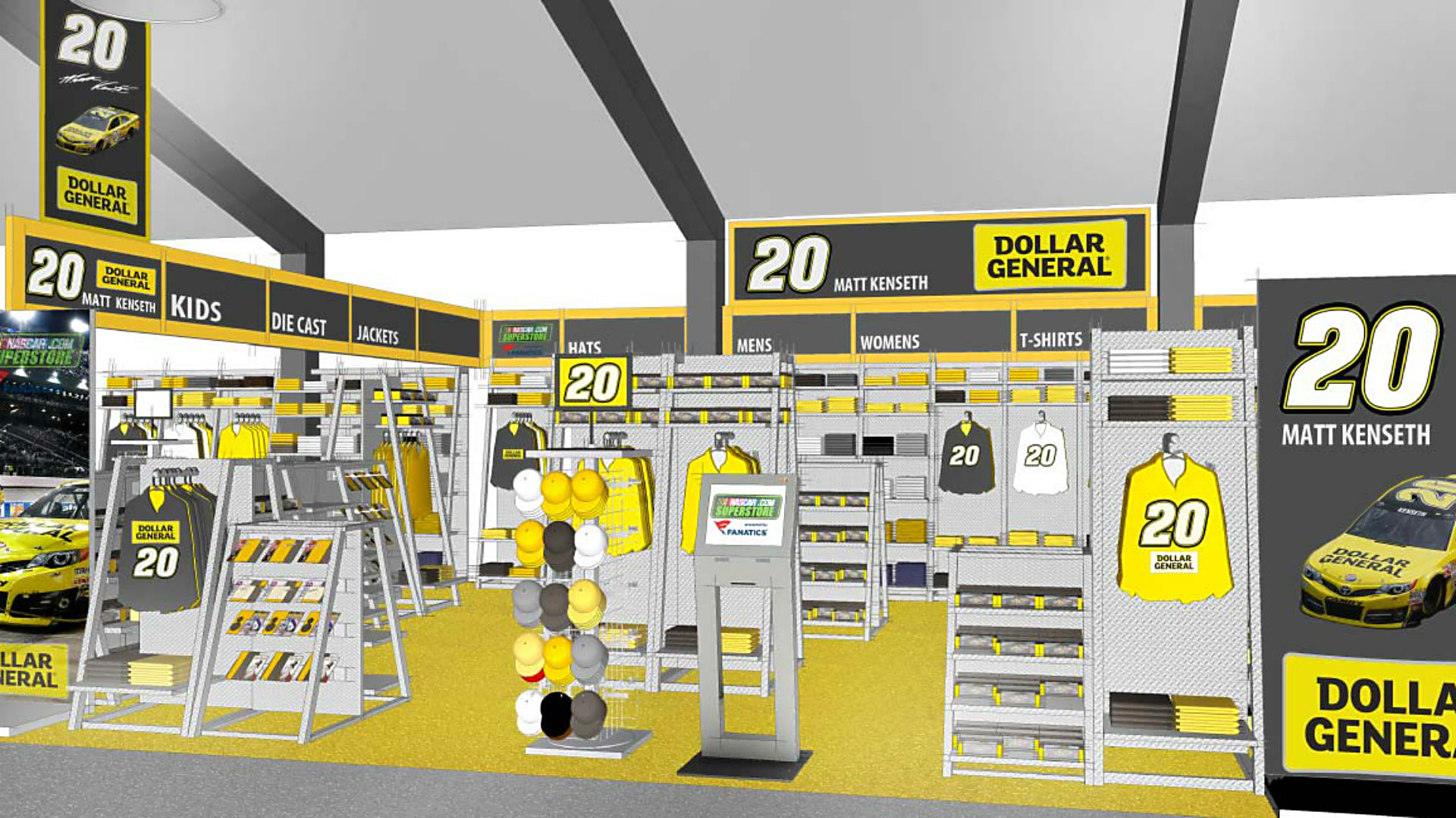 NASCAR to scrap souvenir haulers for track merchandise tent | Sporting ...