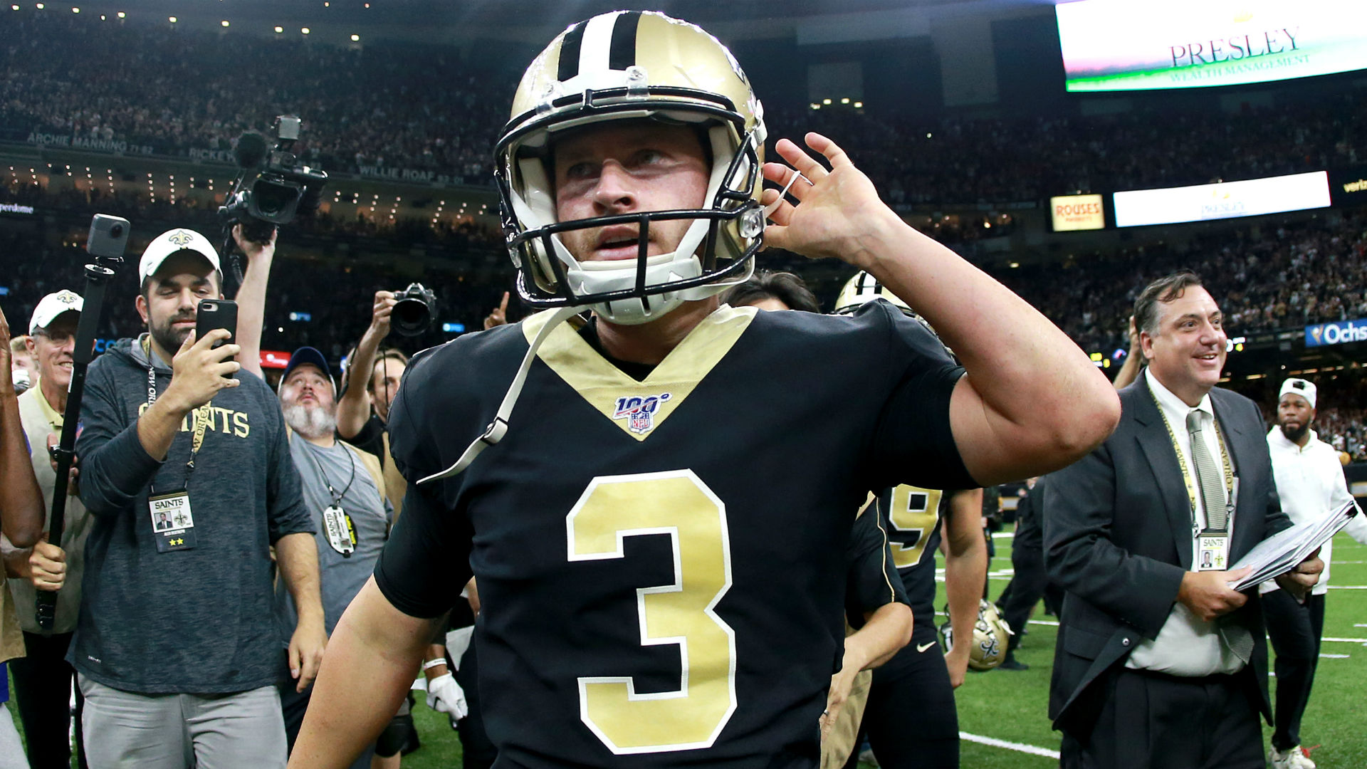 Saints kicker Wil Lutz delivers hilarious explanation for the spelling ...