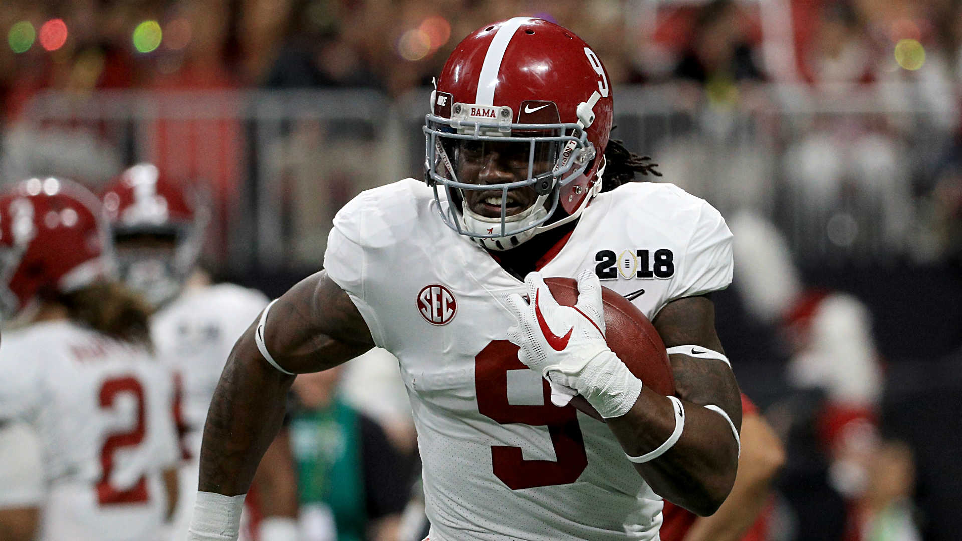 Alabama's Bo Scarbrough screams 'F— Trump' before championship game ...