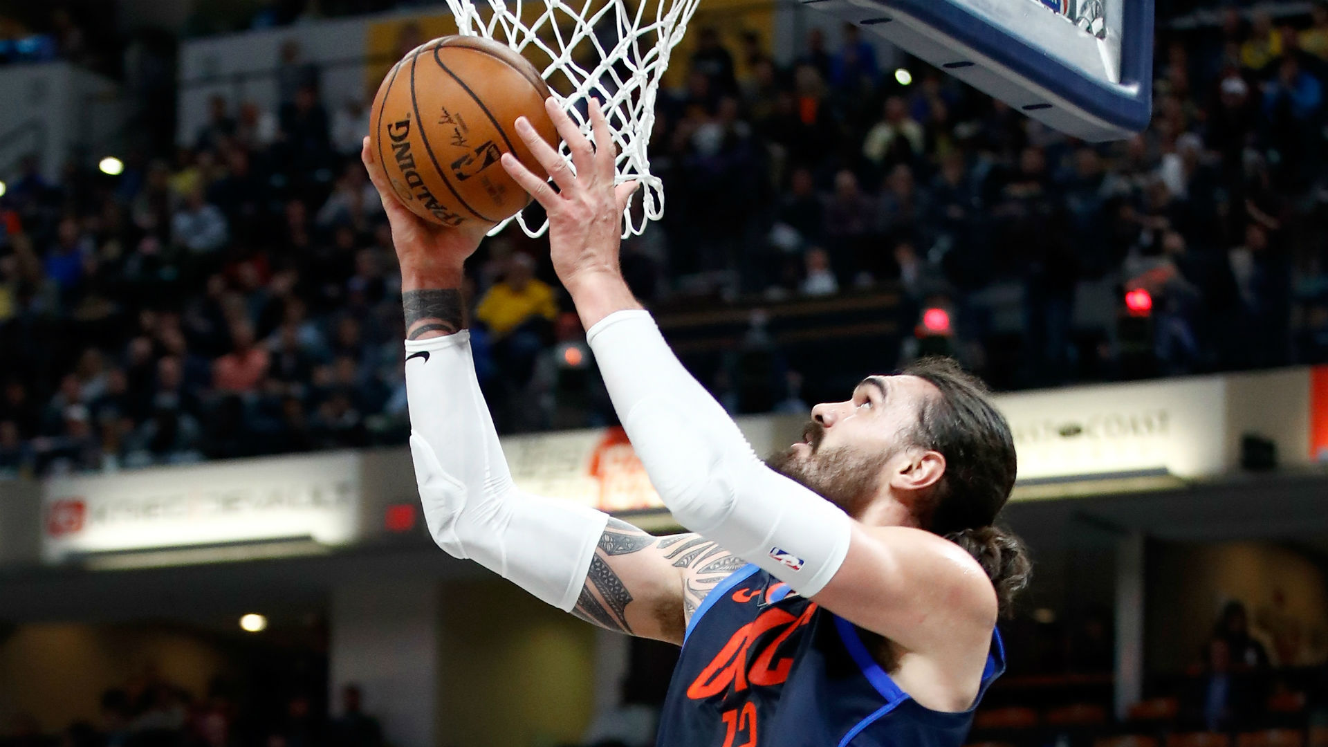 Thunder's Steven Adams got hit in the groin — again | Sporting News